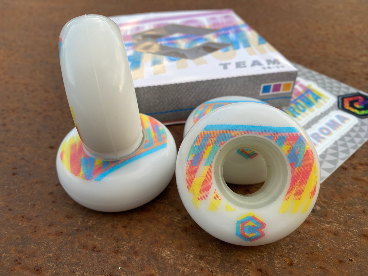 Chroma Wheels - Team - 58mm 90a - Rounded profile – Rampant skate shop