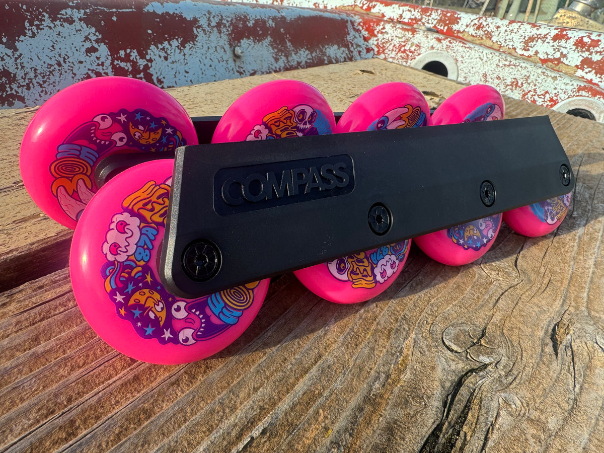 Ready to Roll - COMPASS FRAMES - 80mm DREAM WHEELS – Rampant skate shop