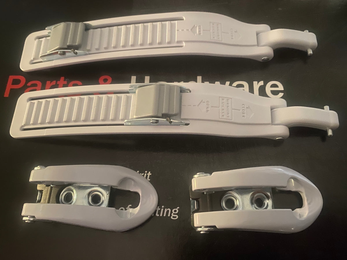 ROCES REPLACEMENT MEMORY BUCKLE SET - WHITE – Rampant skate shop