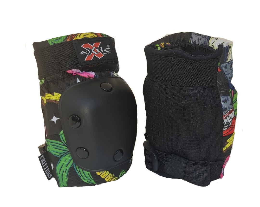 Exite Critters 3 pack kids - Knee, Elbow and Wrist Guards Protective p ...